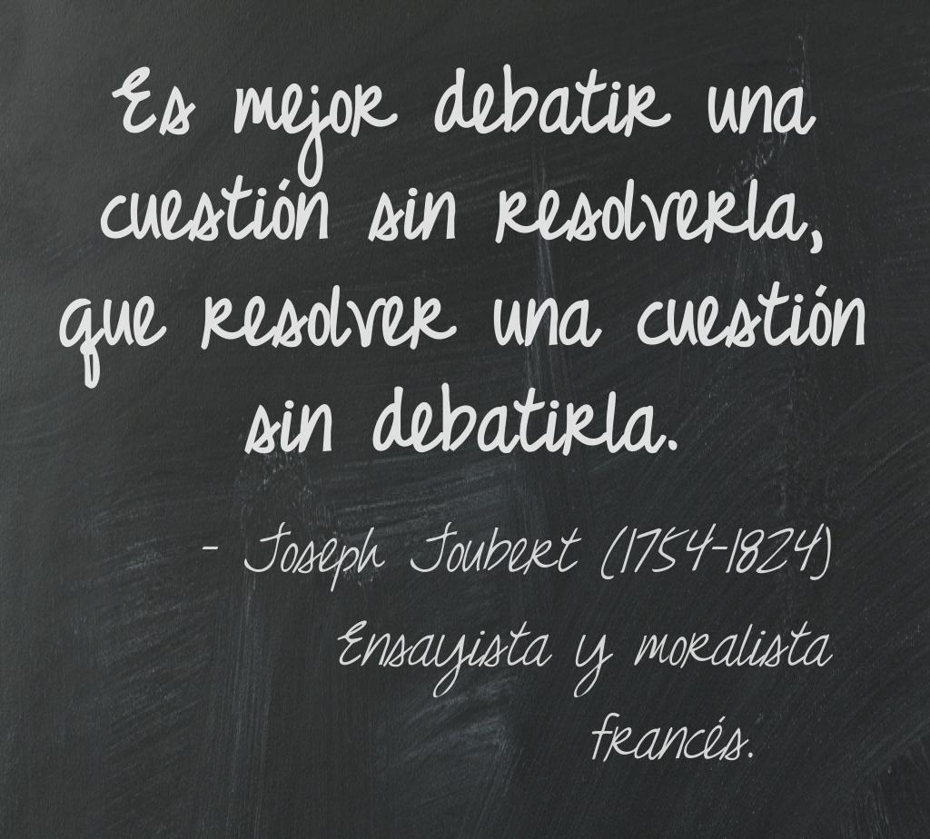 Frases: La importancia de debatir
