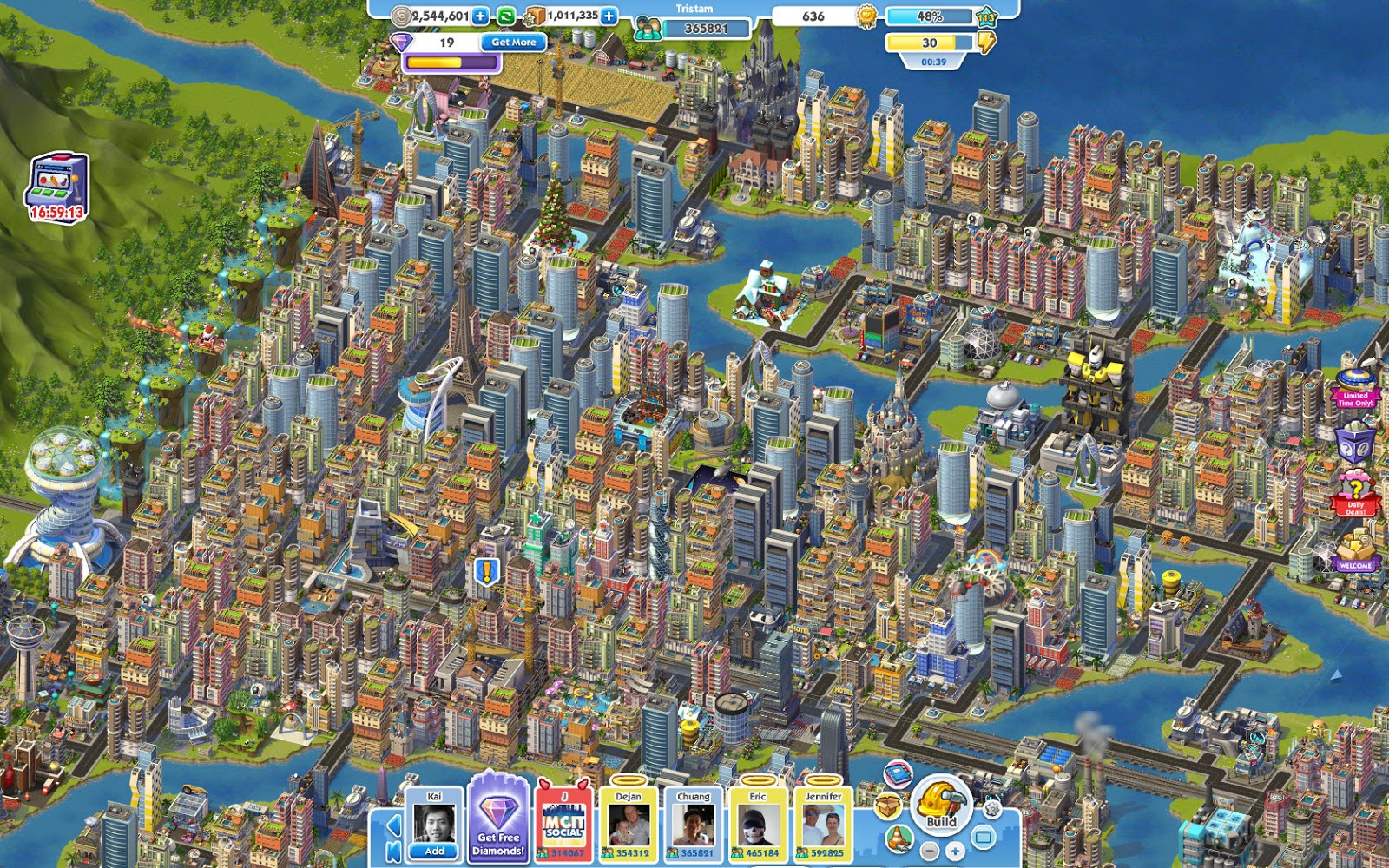The Garden of Forking Paths: Screenshots of SimCity Social