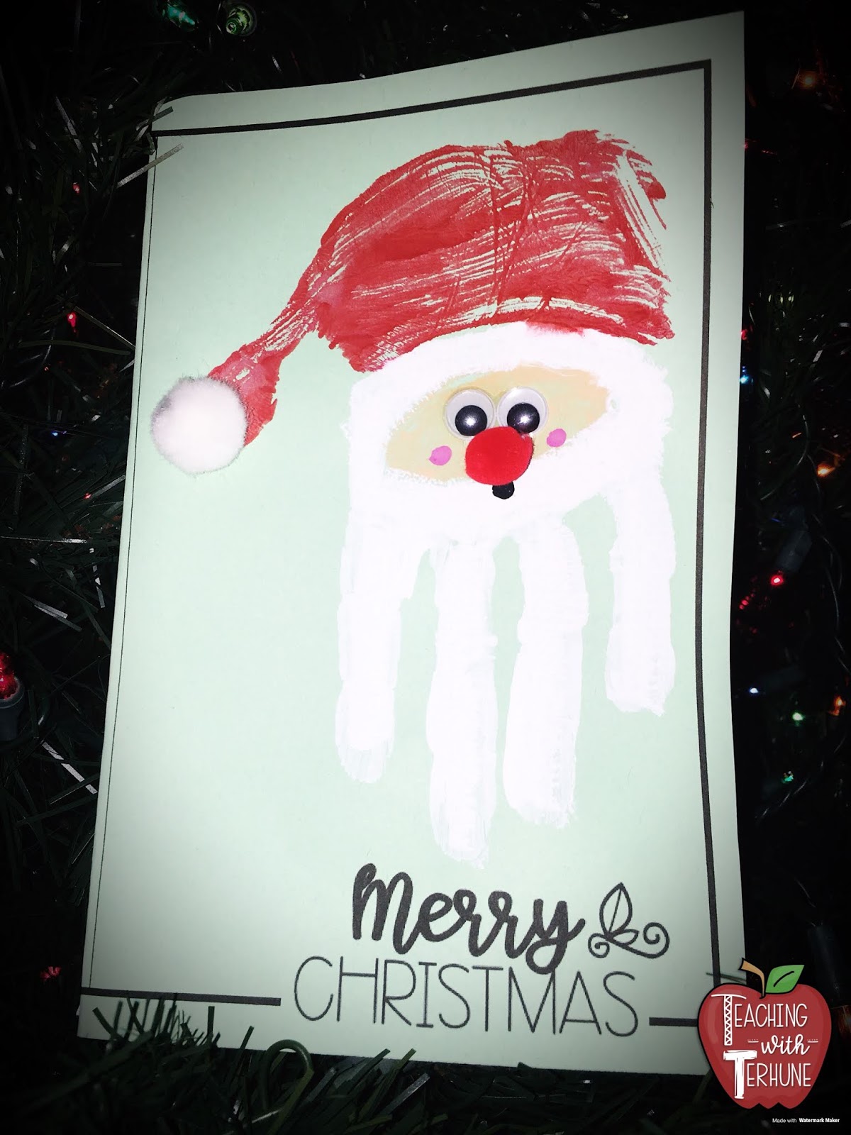 Teaching With Terhune: CHRISTMAS CARD IDEAS FOR PARENTS