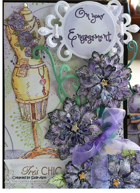 My Crafty Corner: One, two, three, side-step card(s) two three .....