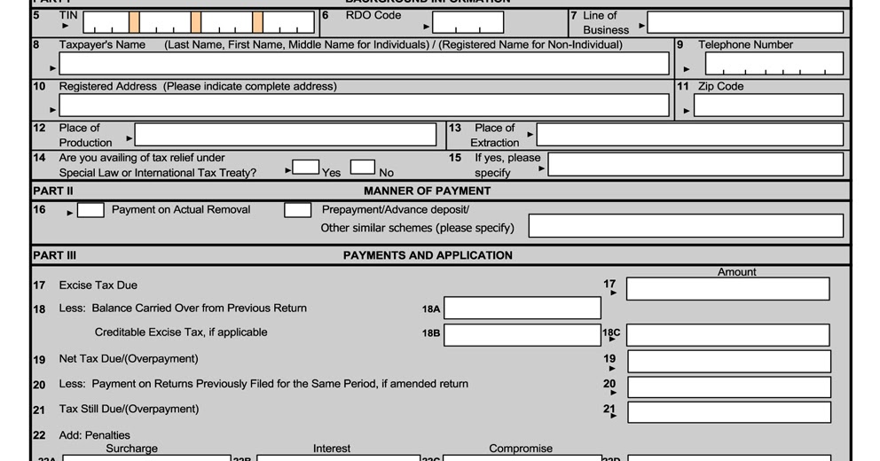 busapcom: BIR Form No. 2200-M