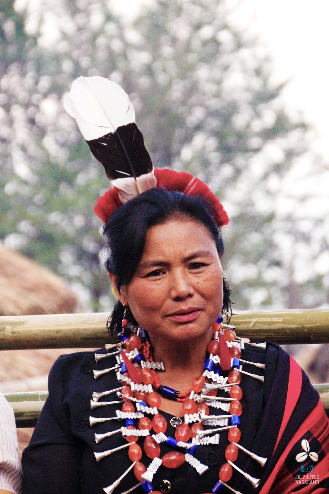 Ao Naga Men and Women in traditional attires