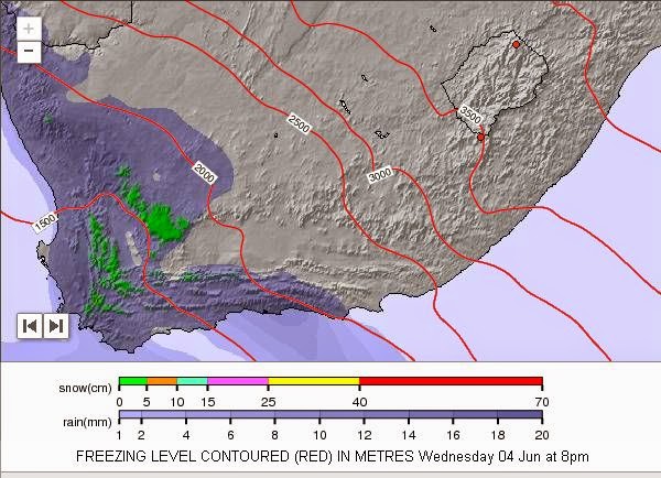 Mossel Bay Weather Observation, South Africa : Update 1: Cold Front ...