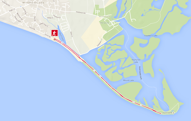 Hurst Spit: The Marine to Hurst Castle, And Back. | The Lanky Runner