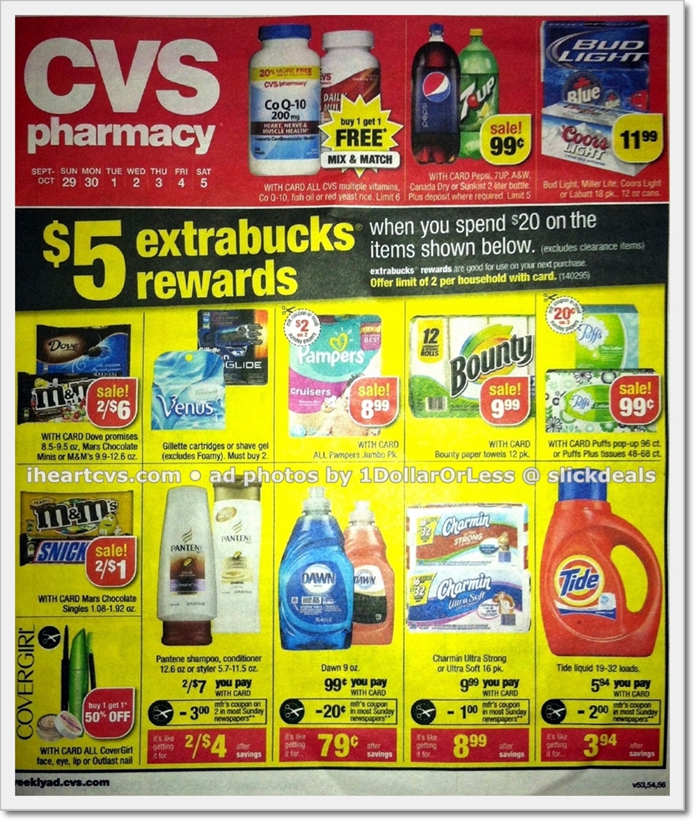 Weekly Ad Scan: CVS Ad Scan: Week of 9/29/10/5