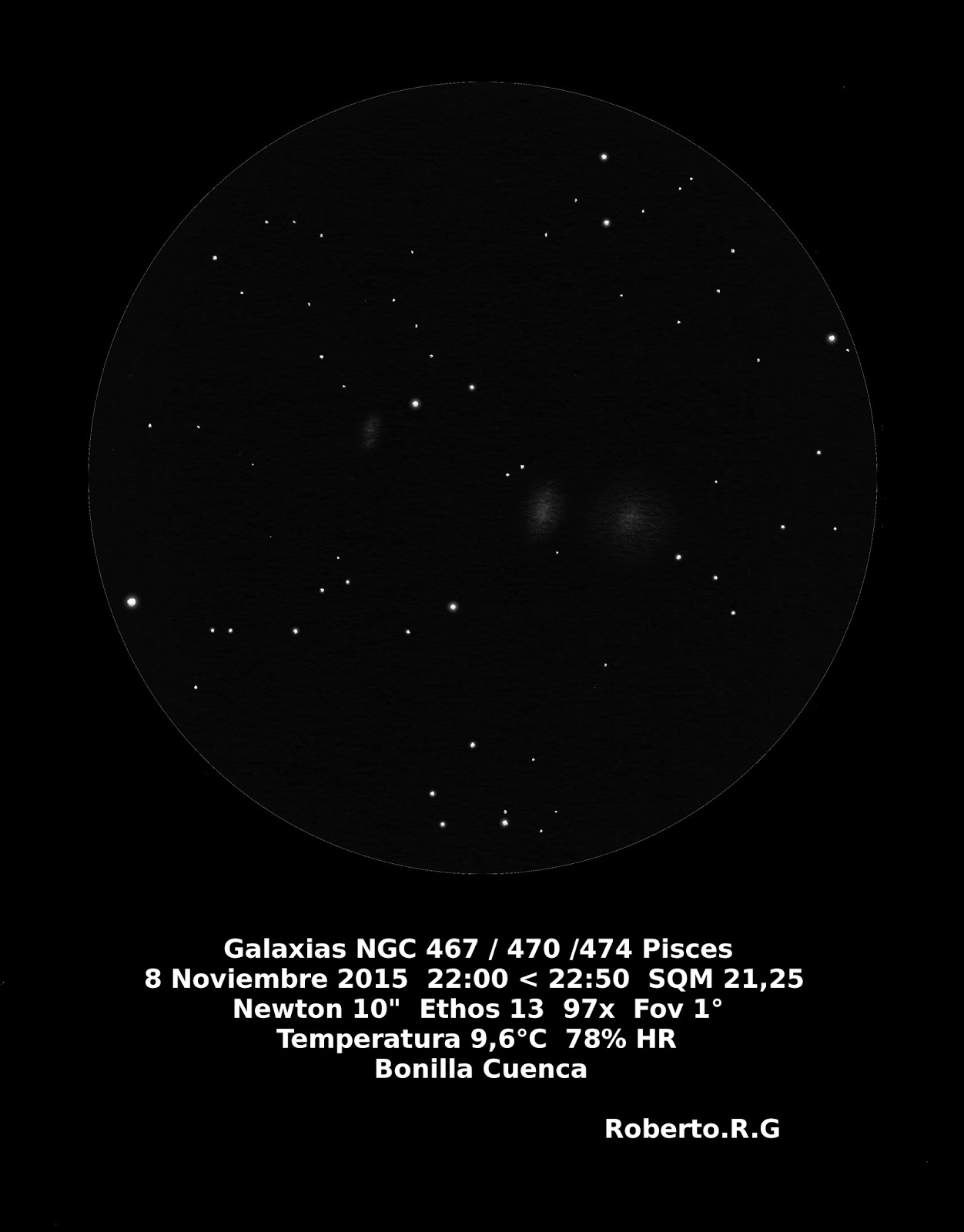 Observaciones astronómicas visuales: Actualización Galaxias NGC 467 ...