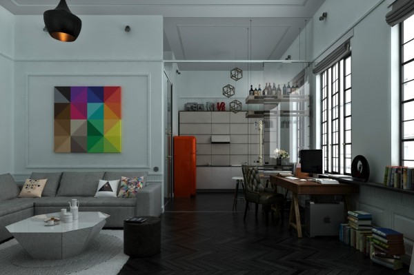 3 Distinctly Themed Apartments Under 800 Square Feet (~75 square meter ...