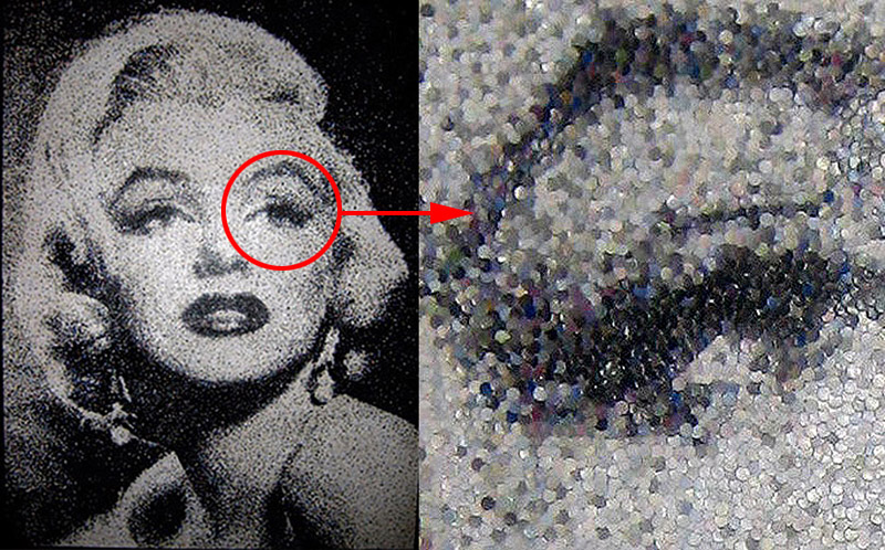 If It's Hip, It's Here (Archives): Hole Punch Dots Make Whole Face ...