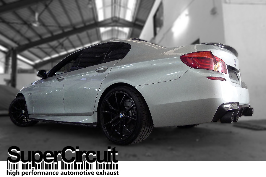 SUPERCIRCUIT Exhaust Pro Shop: BMW F10 520i Downpipe & Catback Exhaust ...
