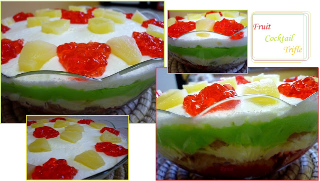 Rania @ Work with sugar'n spice: ***The Fruit Cocktail Trifle***