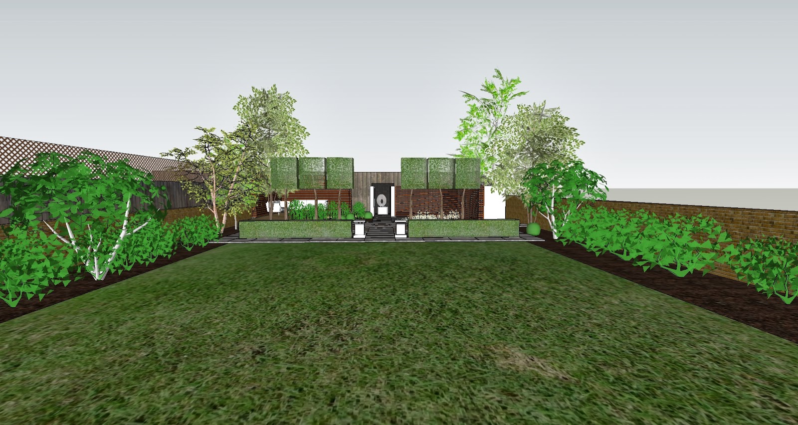 Garden Design Visualisation with Custom Texture Maps | Studio 425