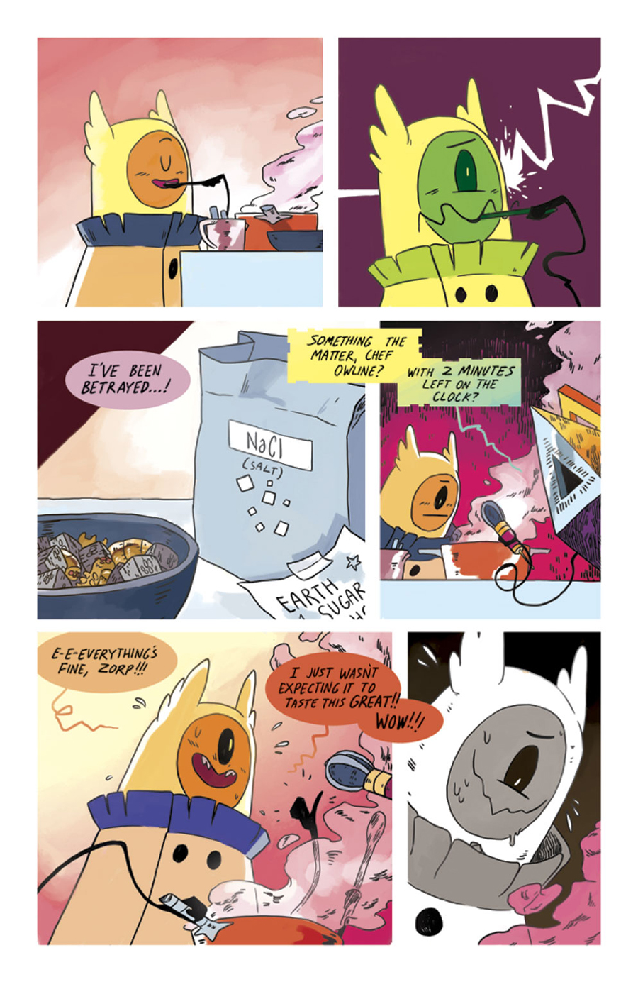ghettoManga: FOODIE COMIX ALERT! Peep this 10 page preview of 'SPACE ...