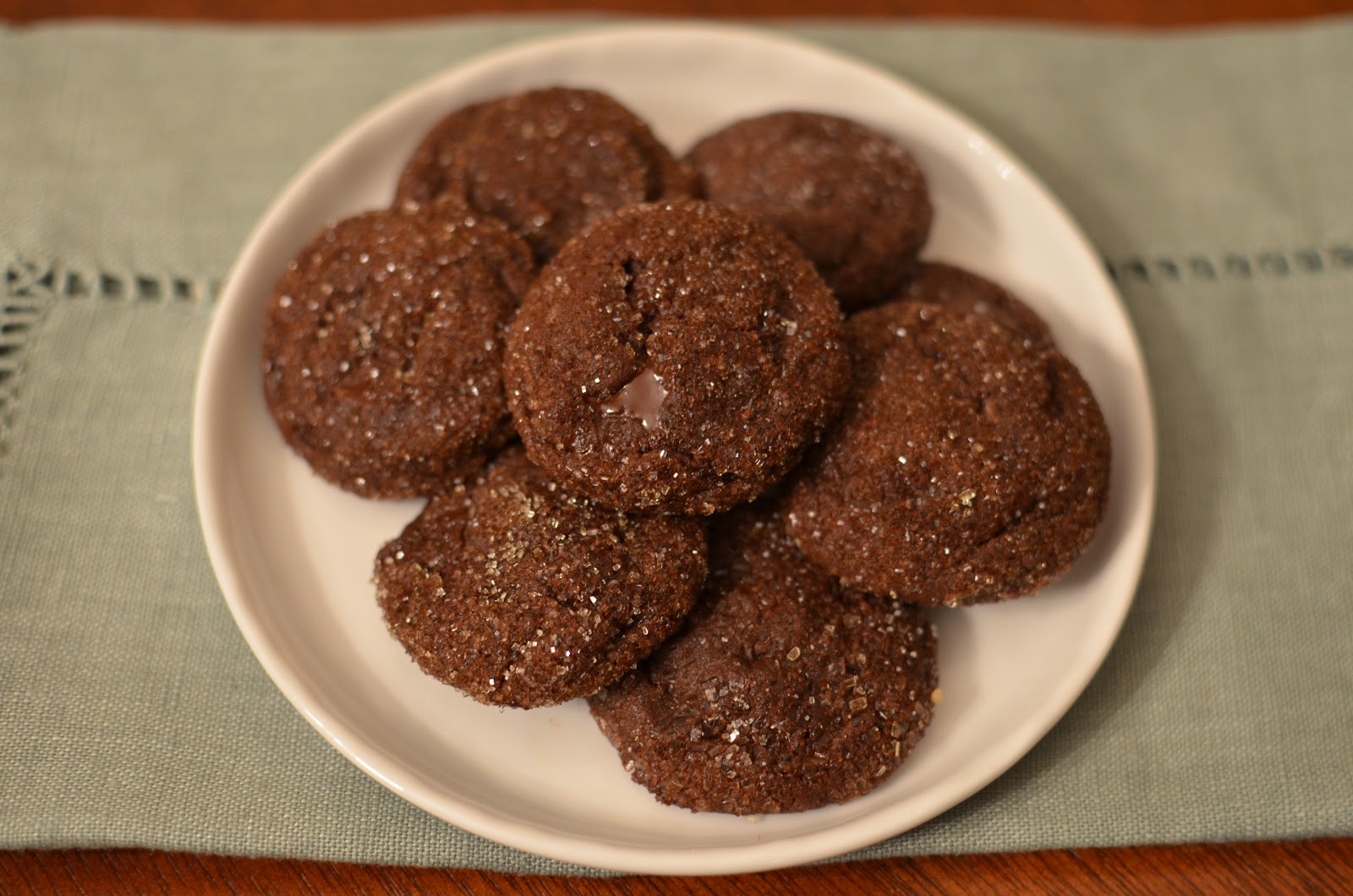 Playing with Flour: Two-bite brownie bite cookies