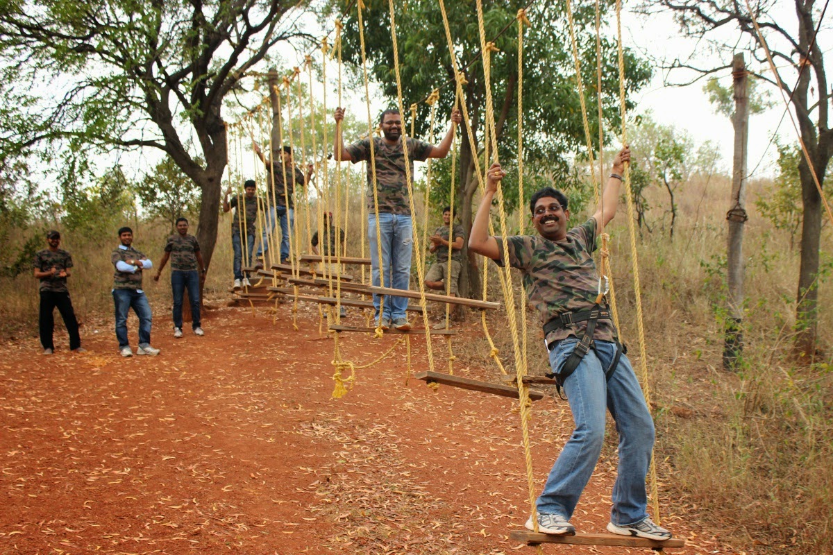 Journeys across Karnataka: Team Outing at Deccan Trails - part 2