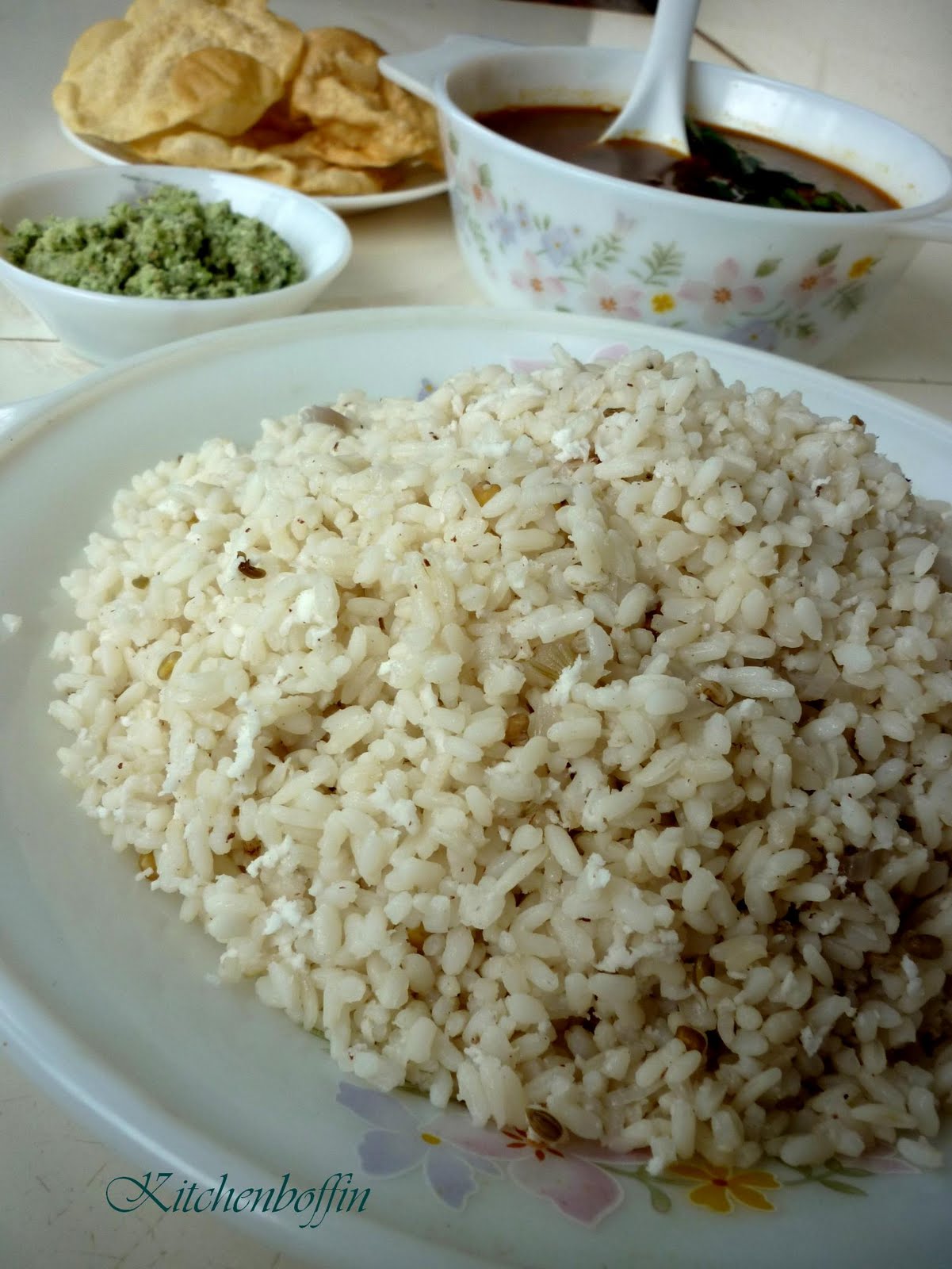 Kitchen Boffin: Thenga Choru / Coconut rice – A Malabar Approach