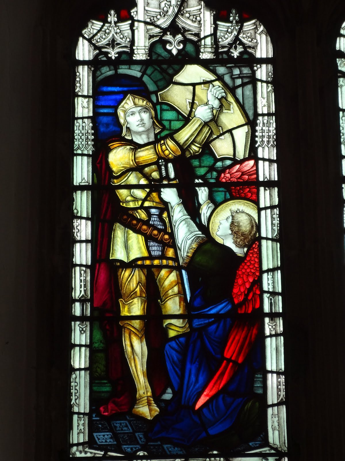 A Clerk of Oxford: Stained Glass for St George's Day