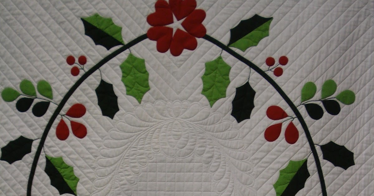 Quilts by Rosemary: Christmas Poinsettia Quilt