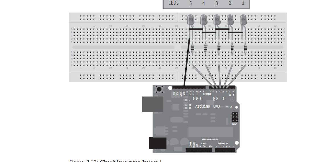 Arduino Project #1: Creating a Blinking LED Wave - Arduino Project