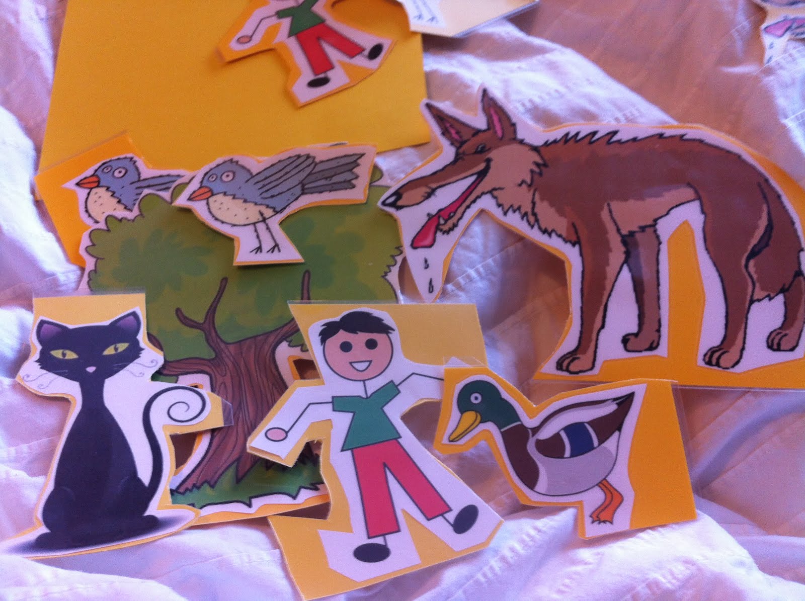 Mrs Schneider's Musical Day: Peter and the Wolf - puppet fun