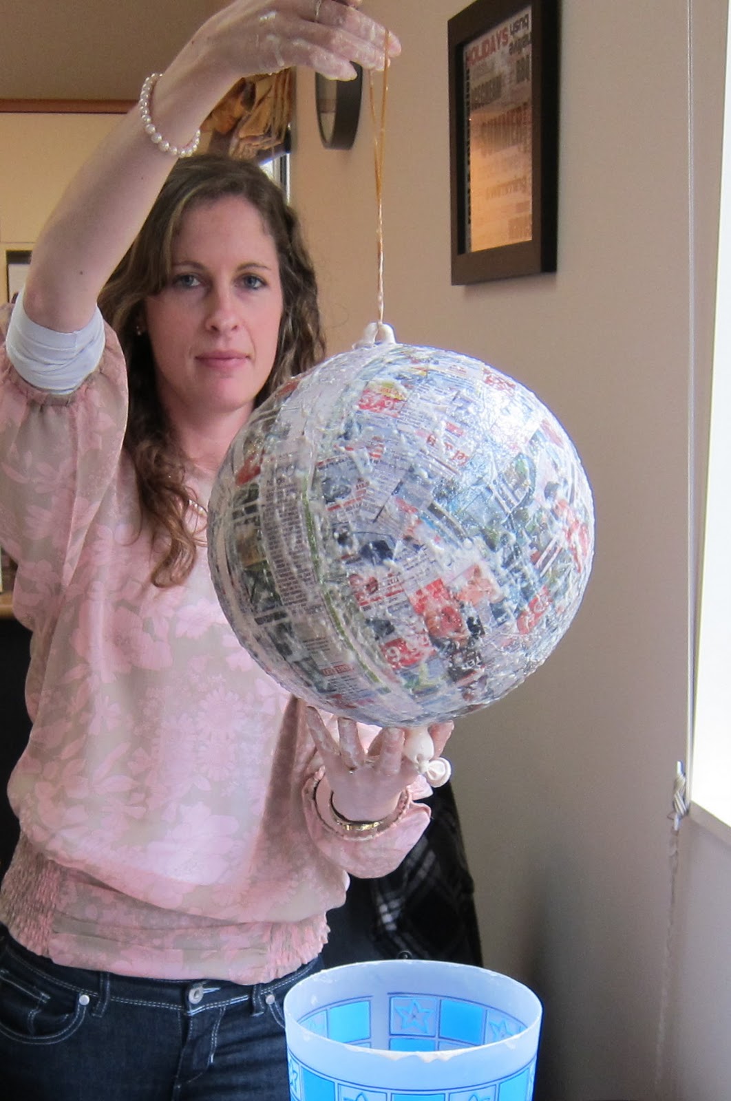 How To: Make a Death Star Pinata | the adventures of MNMs