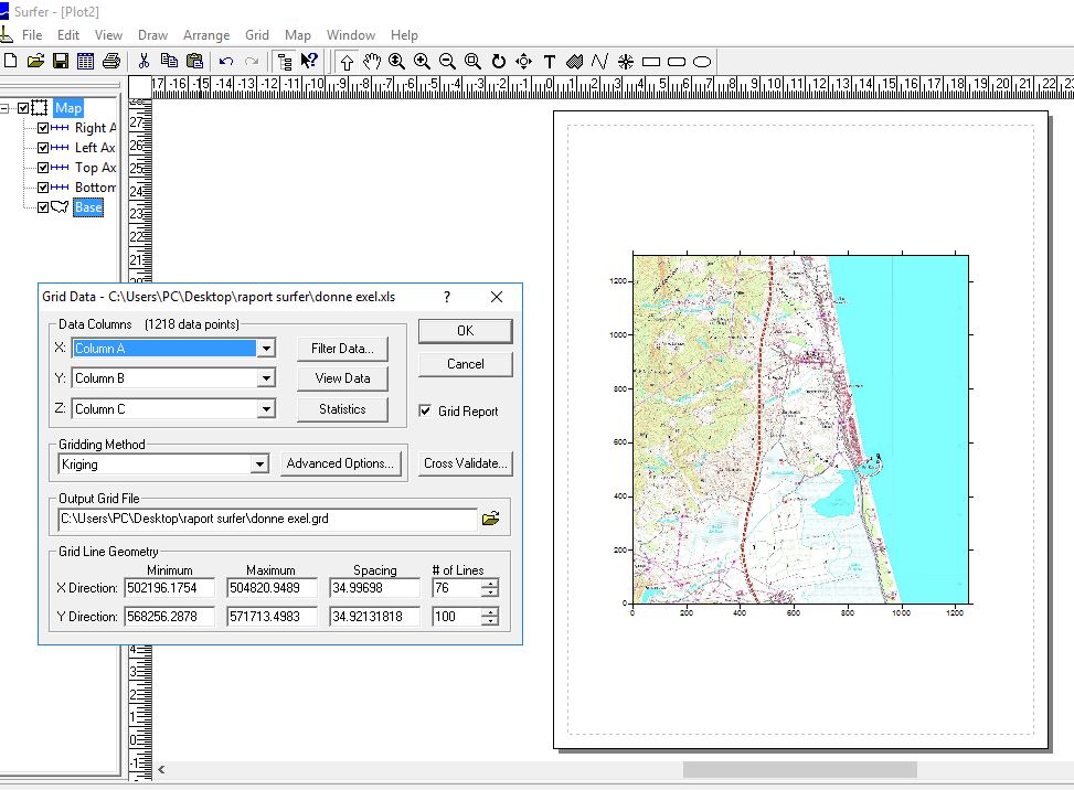 Le logiciel Surfer ~ COURS