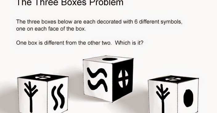 1001 Math Problems: Three Boxes Problem
