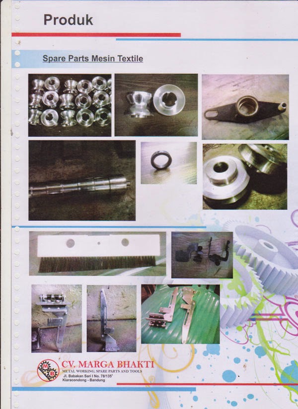 Spare Part Mesin Textile ~ CV MARGA BHAKTI