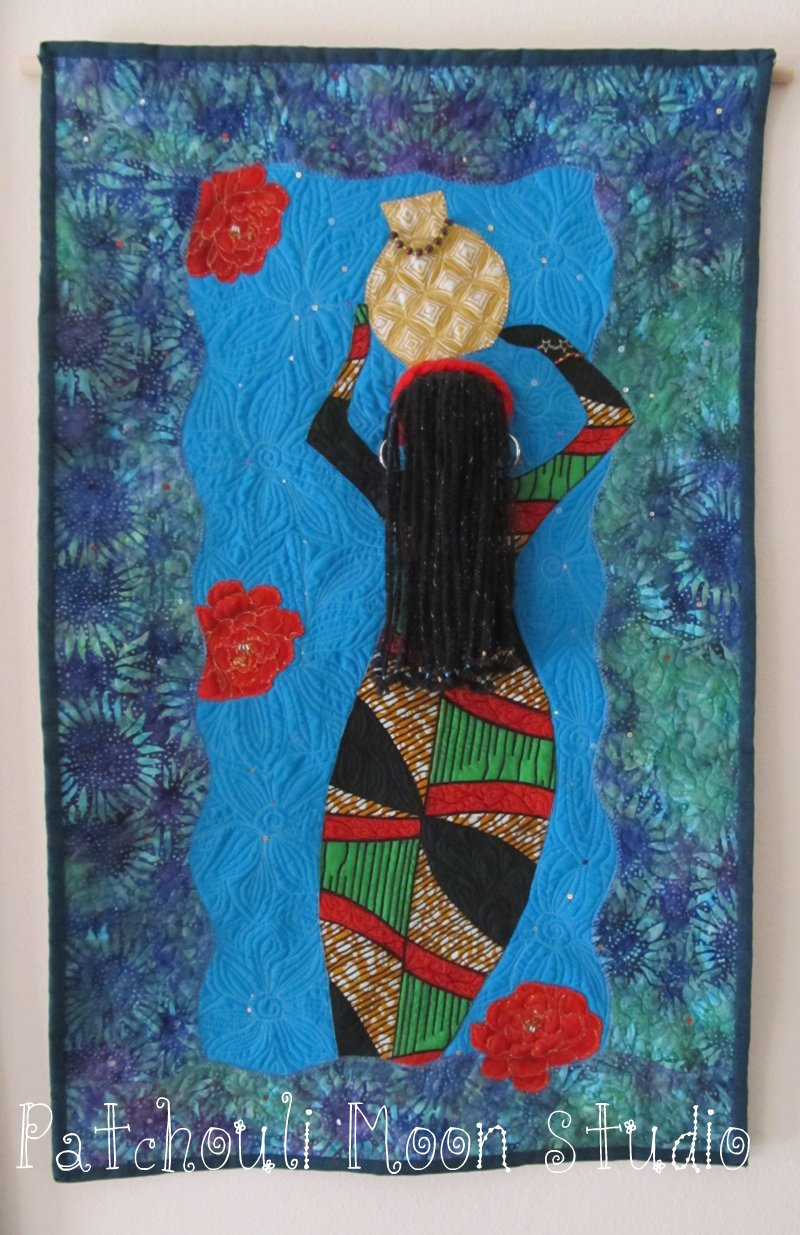Patchouli Moon Studio: African Woman Quilt