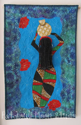Patchouli Moon Studio: African Woman Quilt