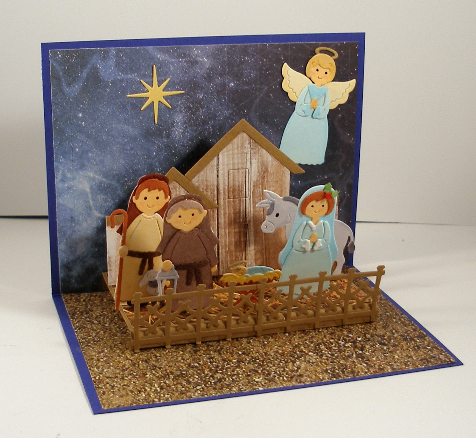 Clownmom Creations: Pop-Up Nativity Card