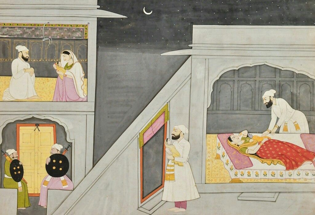 Atelier of india: Fattu and His large Guler Basohli Bhagavata purana