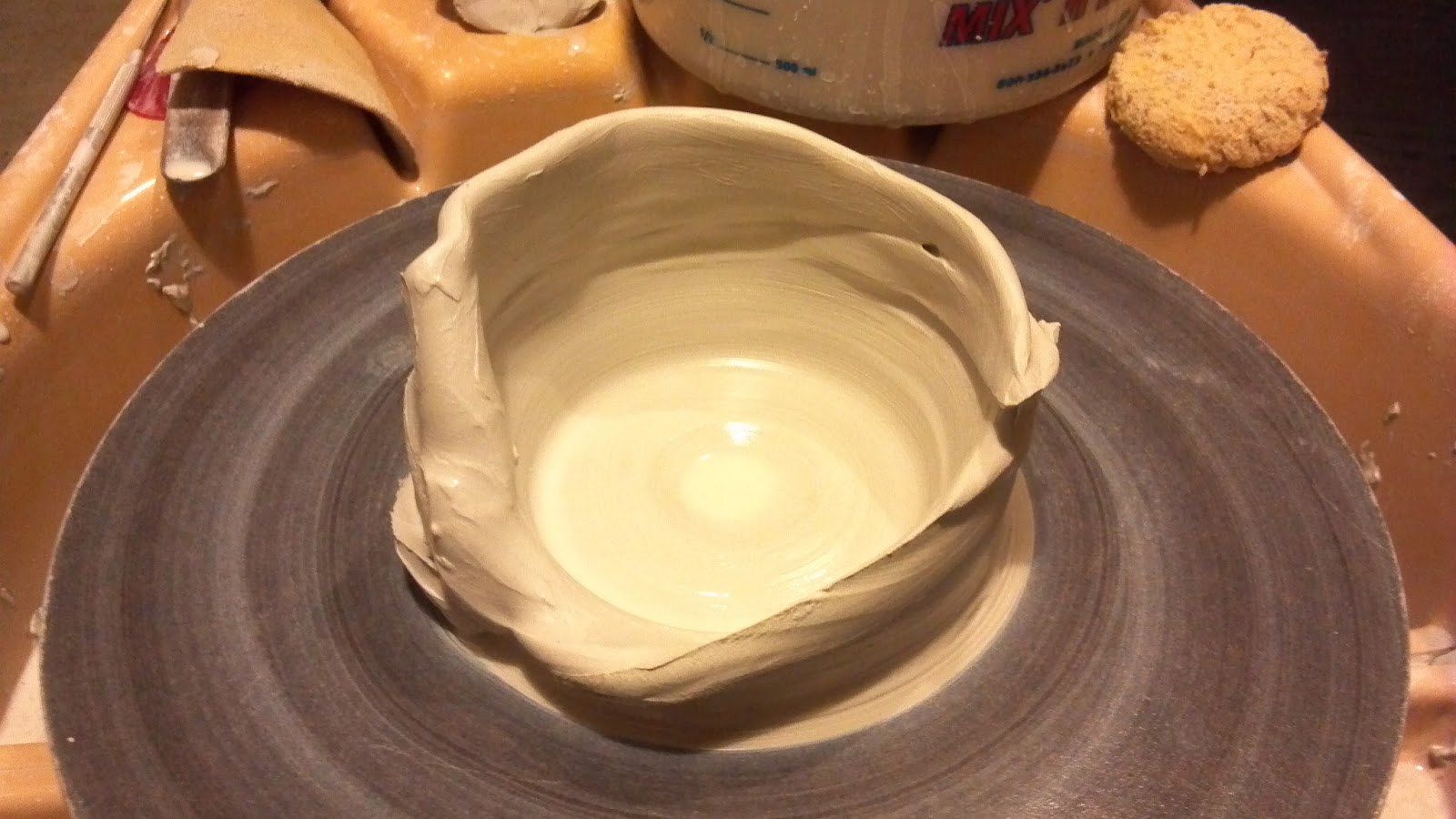 Sculpting a Life.: As the wheel turns…Good day. Bad clay.