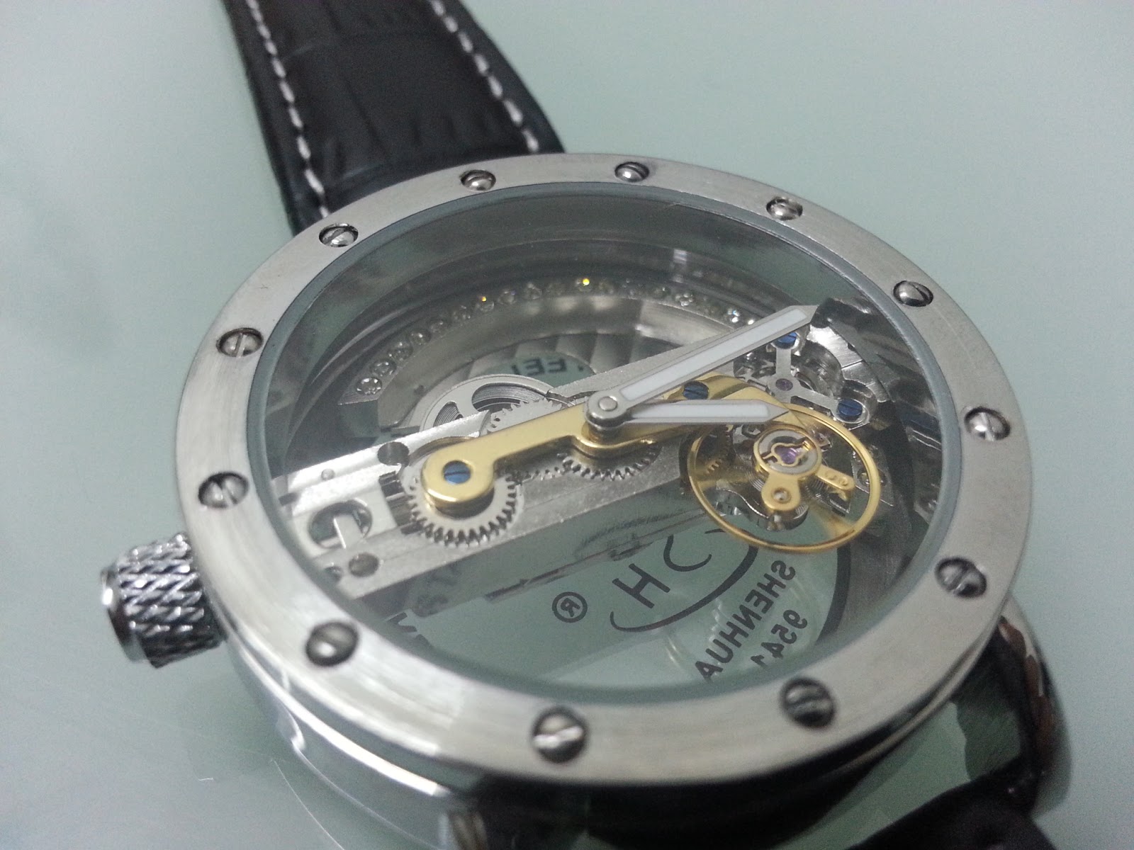 Pesona Jam: Cheap Automatic Mechanical Bridge Movement watch