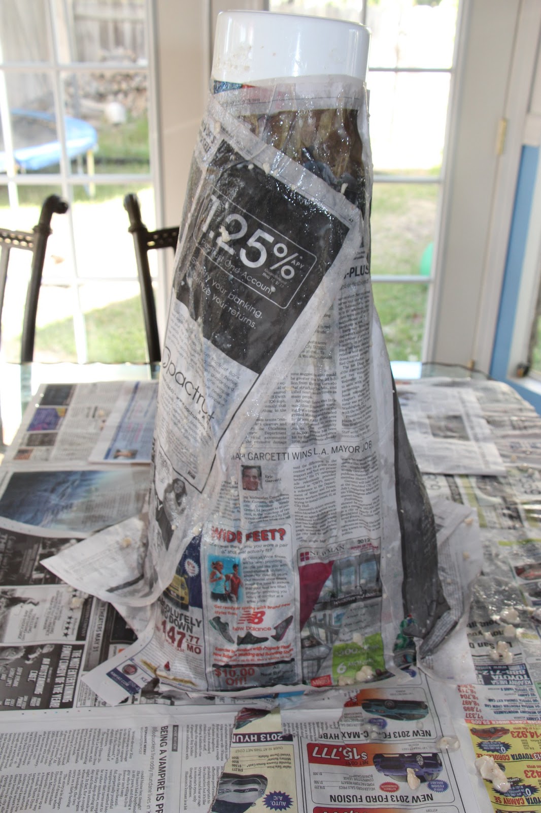 What a Ride!: Construction Cone Pinata Tutorial