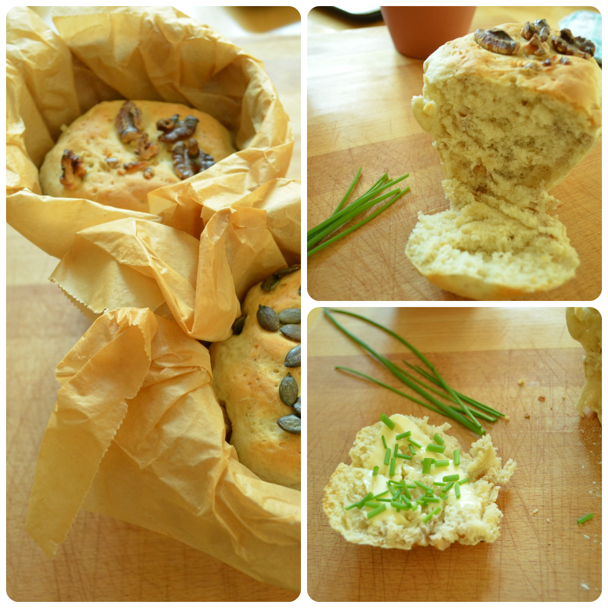 Flower pot bread – Crafts mit Herz