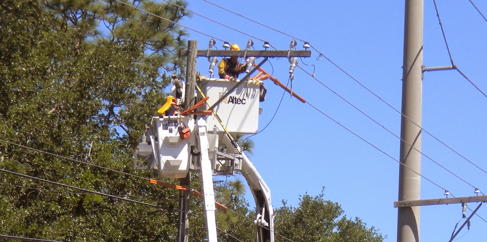 Commercial Truck Success Blog: Two Trucks Provide Power Line Access for ...