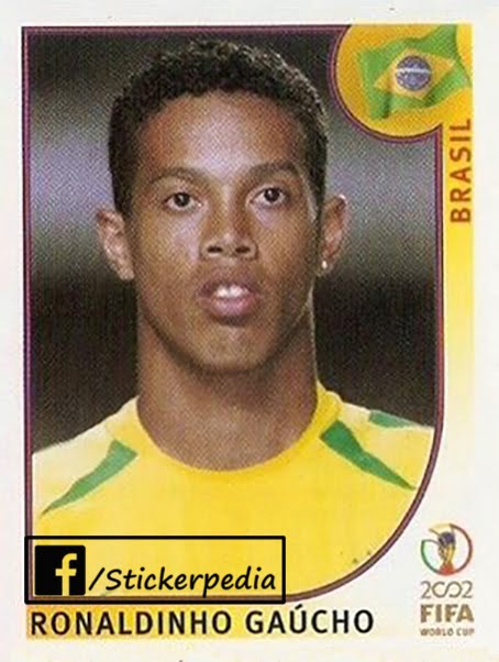 RONALDINHO- CAREER THROUGH FOOTBALL STICKERS