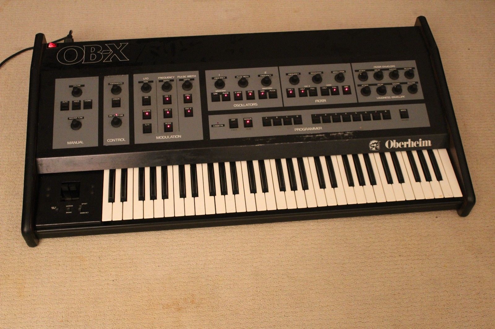 MATRIXSYNTH: Vintage Oberheim OBX Synthesizer Keyboard