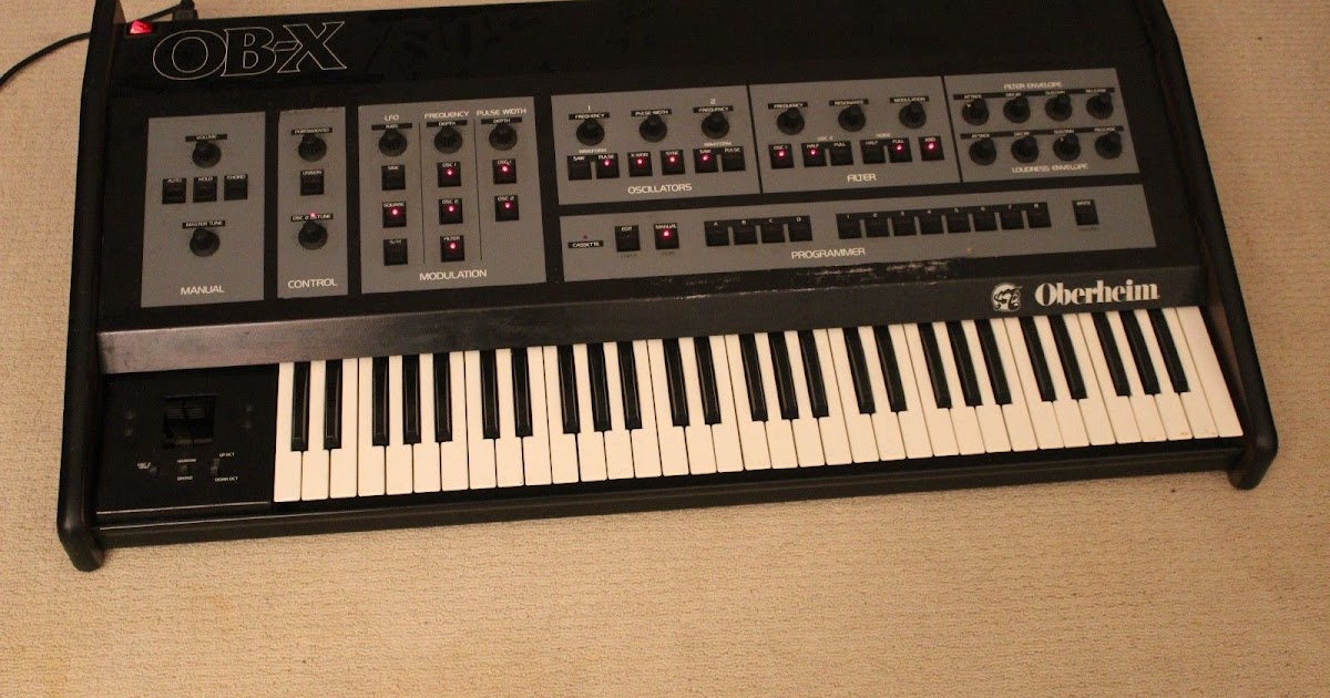 MATRIXSYNTH: Vintage Oberheim OBX Synthesizer Keyboard