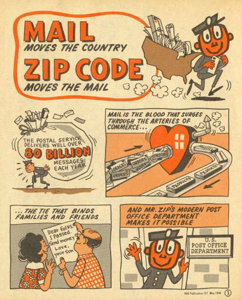 Mike Lynch Cartoons: Mr. Zip and the 5 Little Digits
