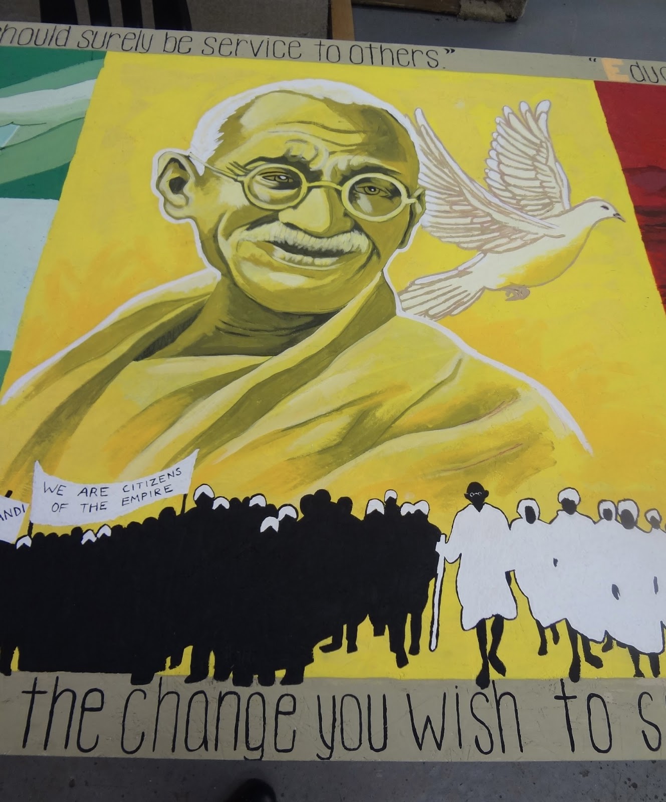 The Talking Walls: JCHS Civil Rights Mural - FINISHED!