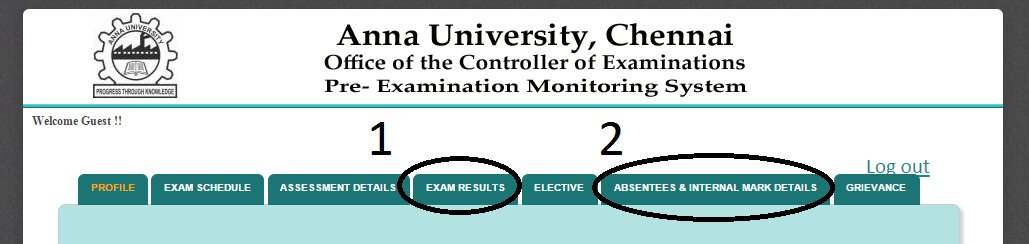Check Anna University Results Internal Marks At Coe1 annauniv edu Or check-anna-university-results-internal-marks-at-coe1-annauniv-edu-or