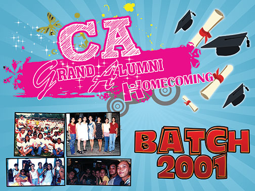 CA Grand Alumni Homecoming Batch 2001 | Tambay Arts