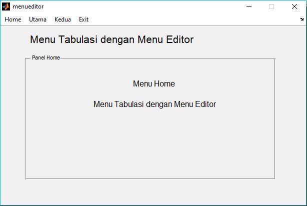 Membuat Menu di GUI MATLAB - KETUTRARE