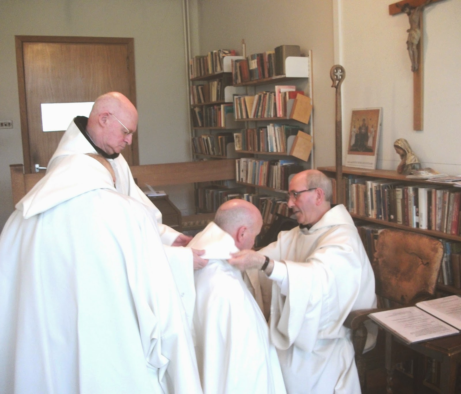 Dom Donald's Blog: Novice Habit - Talk on the Reception. Abbot Mark