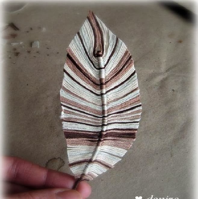 DIY Handmade Yarn Feather - The Idea King