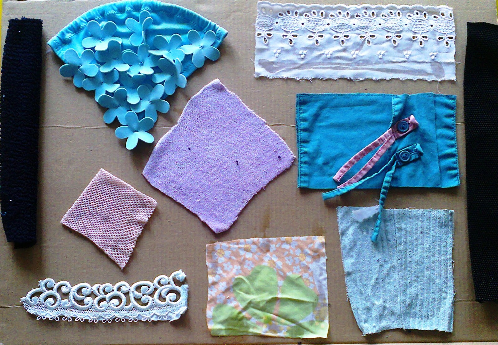 The Stepford wife: DIY - A texture board and a picturebook