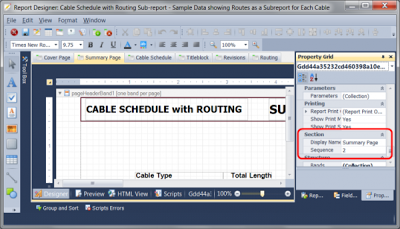 Engineering Intelligence: Cable Schedules