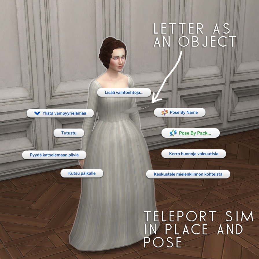 TS4: Reading a Letter Pose Set | History Lover's Sims Blog
