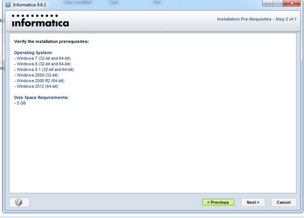 Informatica 9.6.1 client Installation Step by Step